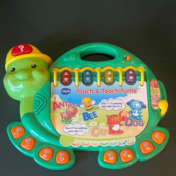 vtech | Toys | Vtech Interactive Green Turtle Learning Toy | Poshmark